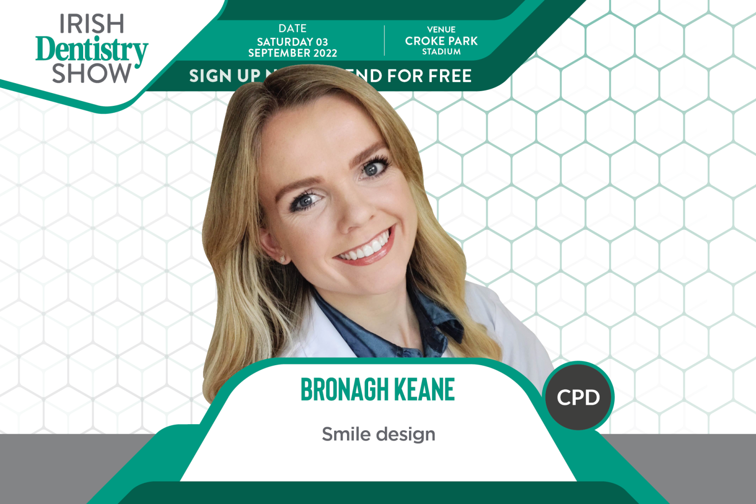 Irish Dentistry Show Catch Bronagh Keane Talking About Smile Design Irish Dentistry